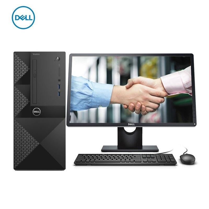 戴尔Vostro 3669-R34N8B 台式电脑 i5-7400/8G/128G SSD+1T - 企采镖